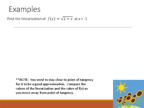 Section 4 5 Linearization And Differentials Objectives Students