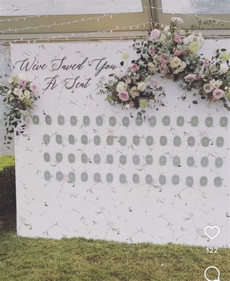 Seating Assignment Display Photo Wall Wall Frame