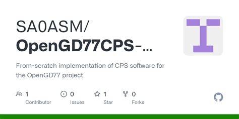 Github Sa0asmopengd77cps New From Scratch Implementation Of Cps Software For The Opengd77
