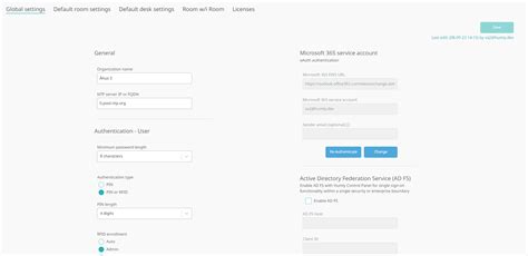 Basic Setup Global Settings