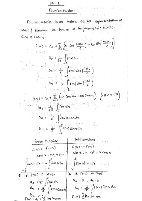 SOLUTION Fourier Series Laplace Transform Lecture Notes Studypool