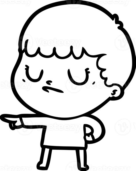 Cartoon Grumpy Boy Icon 40745609 Png