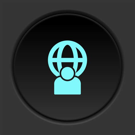 round button icon user global button banner round badge interface for application