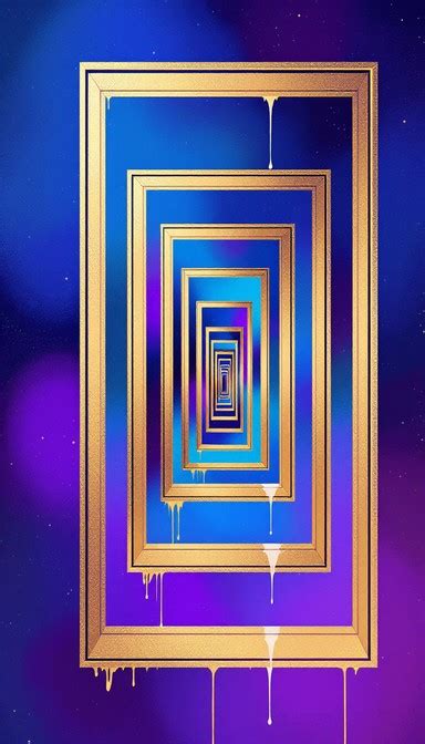 Free Recursive Golden Portals Image Download At Stockcake