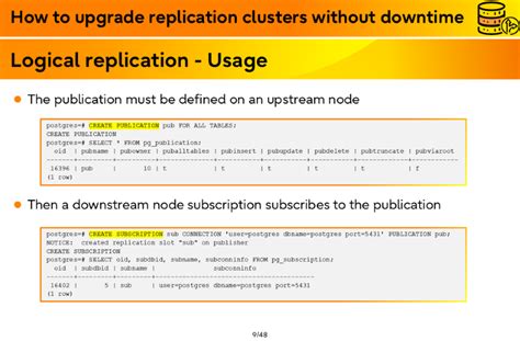 How To Upgrade Replication Clusters Without Downtime