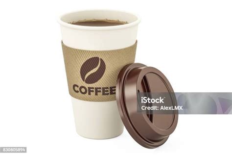 커피 3d 렌더링 흰색 배경에 고립의 일회용 컵 테이크아웃 음식에 대한 스톡 사진 및 기타 이미지 테이크아웃 음식 커피 마실 것 커피잔 Istock