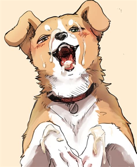 Rule 34 Bodily Fluids Canid Canine Canis Cum Cum On Face Cum On