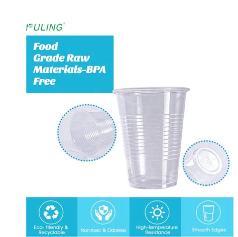 Fuling Disposable Pp Thermoforming Cups Clear And Customizable