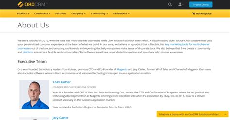 orocrm top open source crm software 10 best crm
