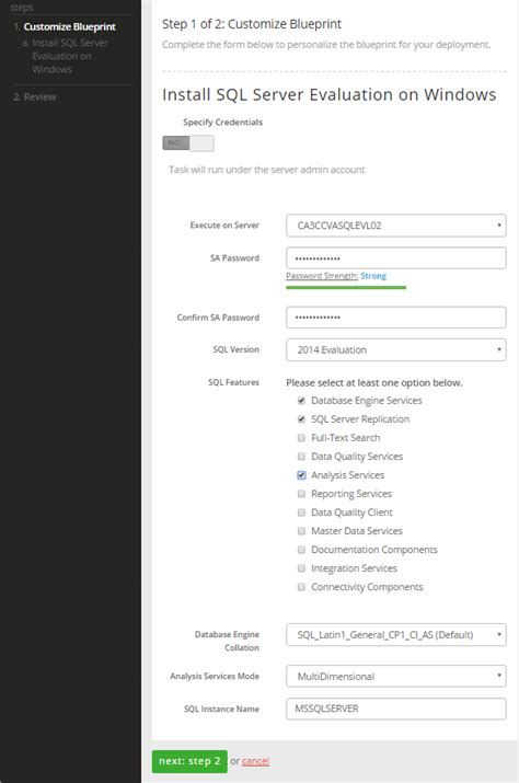 Evaluate Microsoft SQL Server Using Blueprints Hybrid Cloud And IT Solutions
