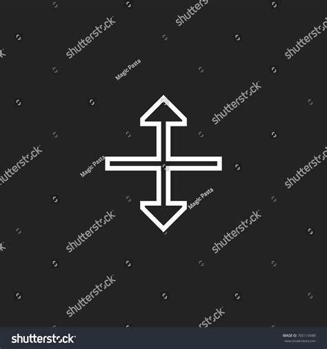 Resize Cursor Pointer Icon Vector Stock Vector Royalty Free Shutterstock