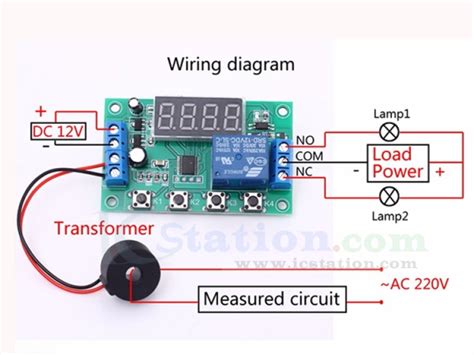 AC V A Current Detection Module Current Transformer Sensor Over Current Protection Board