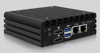 This Fanless Mini Pc Has Two Gbe Ethernet Ports An Up To A Core I N Processor Liliputing