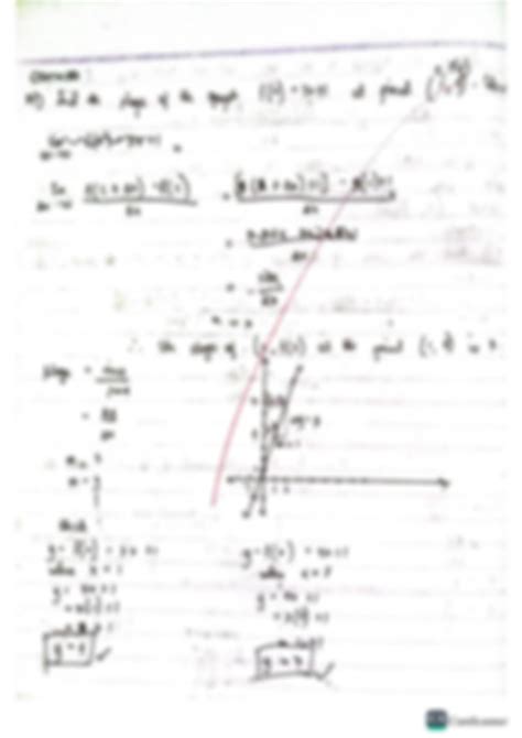 SOLUTION Diff Calculus Tangent Line With Slope M Tangent Lines To The Graph Of Nonvertical
