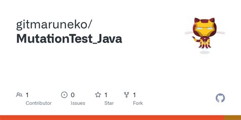 Github Gitmarunekomutationtestjava