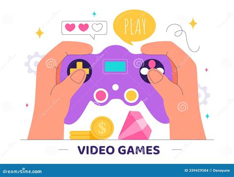 video games vector illustration with programmers playing gamepad