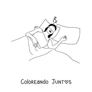 Dibujos De Dormir Para Colorear Gratis Coloreando Juntos