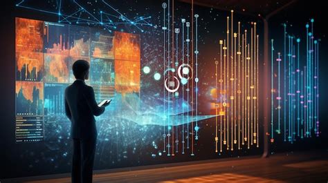 Big Data Analytics With AI Technology Premium AI Generated Image