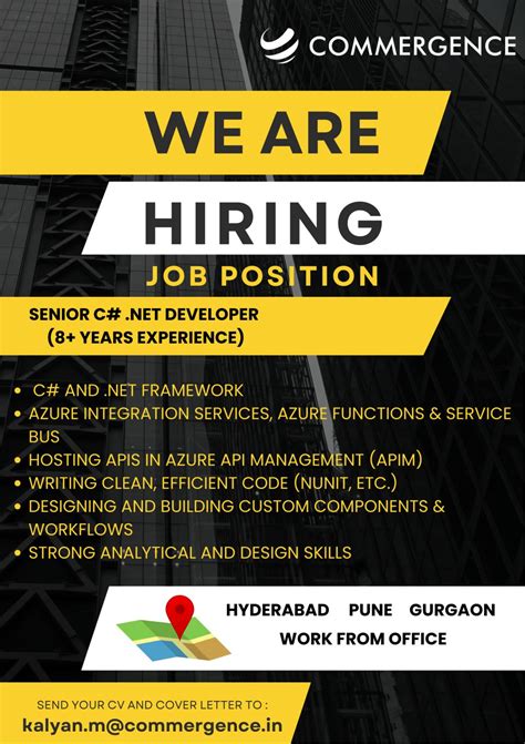 Hiring Dotnetdeveloper Csharp Azure Apim Softwarejobs Hyderabadjobs Punejobs