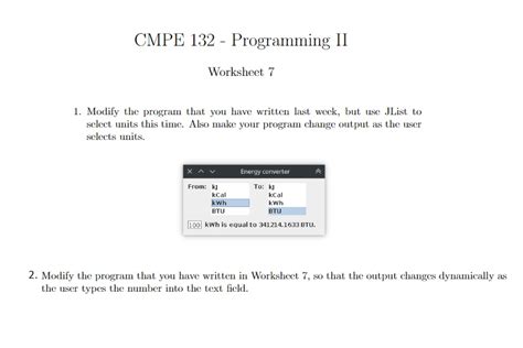 solved cmpe 132 programming ii worksheet 7 1 modify the