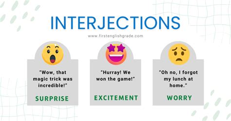 What Are Interjections Types Of Interjections In English With Examples