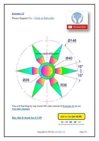 Cad Exercises Practice Drawing PDF
