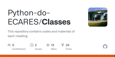 Github Python Do Ecares Classes This Repository Contains Codes And Materials Of Each Meeting