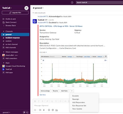Taskcall Docs Integration Guide For Slack