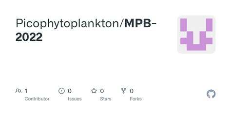 Github Picophytoplanktonmpb 2022