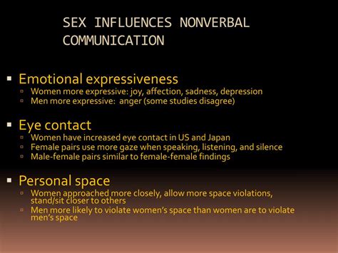 PPT Nonverbal Communication Chapter PowerPoint Presentation Free Download ID