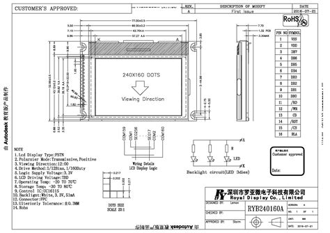 Ryp A Cog LCD Module FSTN With White LED Backlight LCD Screen And Graphic LCD Price