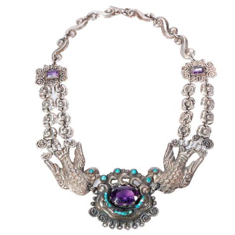 Matl And Riccardo Salas An Amethyst Turquoise And Sterling Silver
