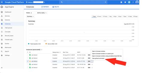 Cómo agregar SSH en un Google Compute Engine existente