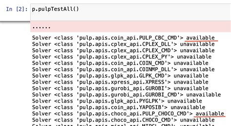PulpSolverError Pulp Error While Trying To Execute Use Msg True For More Detailscbc Coin Or