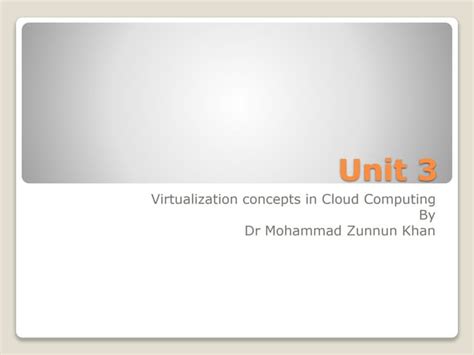 Virtualization Concepts In Cloud Computing Ppt
