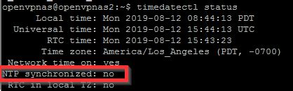 How To Set Clock Time And Date On Ubuntu Server When NTP Synchronized Is Set To No
