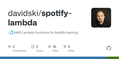 Github Davidskispotify Lambda λ🎵aws Lambda Functions For Spotify