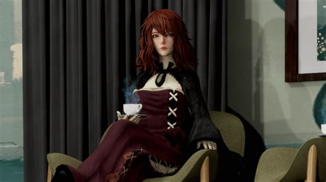 Devola With Her Magic Coffee R Nier