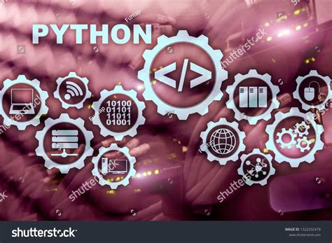 Python Programming Language On Server Room Stock Photo Shutterstock