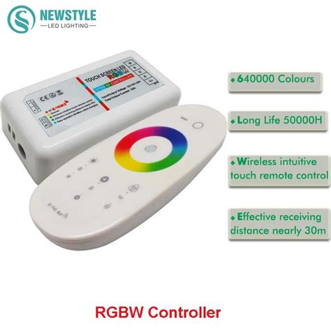 G Touch Screen RGBW LED Controller Channels A RF Wireless Remote Control For SMD