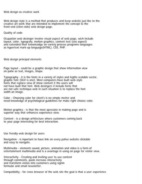 Presentation Of Web Designing Pptx Web Design And Html Internet