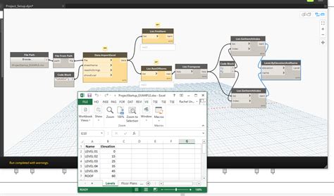 Import Info From Excel Dataimportexcel Operation Failed Revit Dynamo