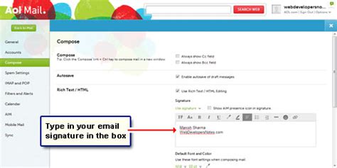 How Do I Create AOL Email Signature