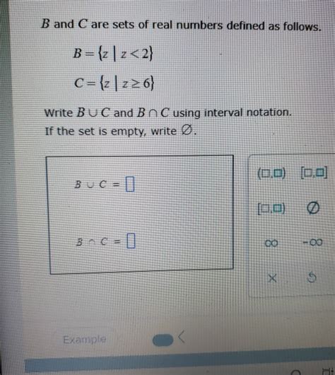 Solved B And C Are Sets Of Real Numbers Defined As Follows