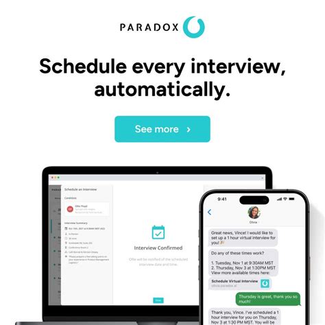 interview scheduling automation — paradox paradox