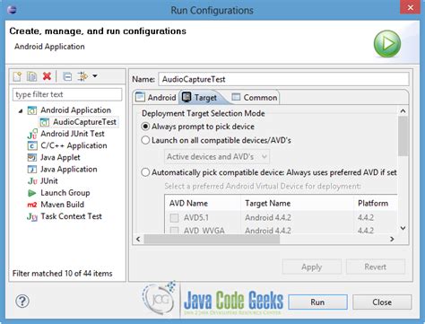 Android Audio Capture Example Java Code Geeks