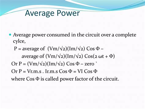 Presentation Of Electrical Engineering Analysis Of AC Circuit RC Circuit PPTX Physics