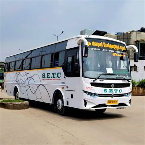Chennai Madhavaram To Tirunelveli Setc Non Ac Ultra Deluxe Bus Service Timings 180m