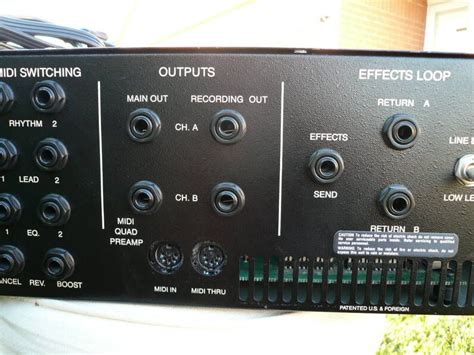 MESA BOOGIE Midi Quad Preamp With Abacus Midi Footcontroller Amps Harmony Central