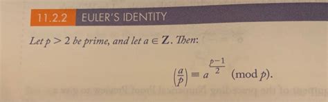 solved 1 using 9 let p 2 be prime and let a € z such